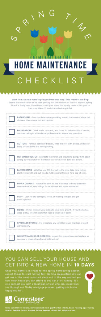 It's the spring home maintenance checklist you’ve been looking for